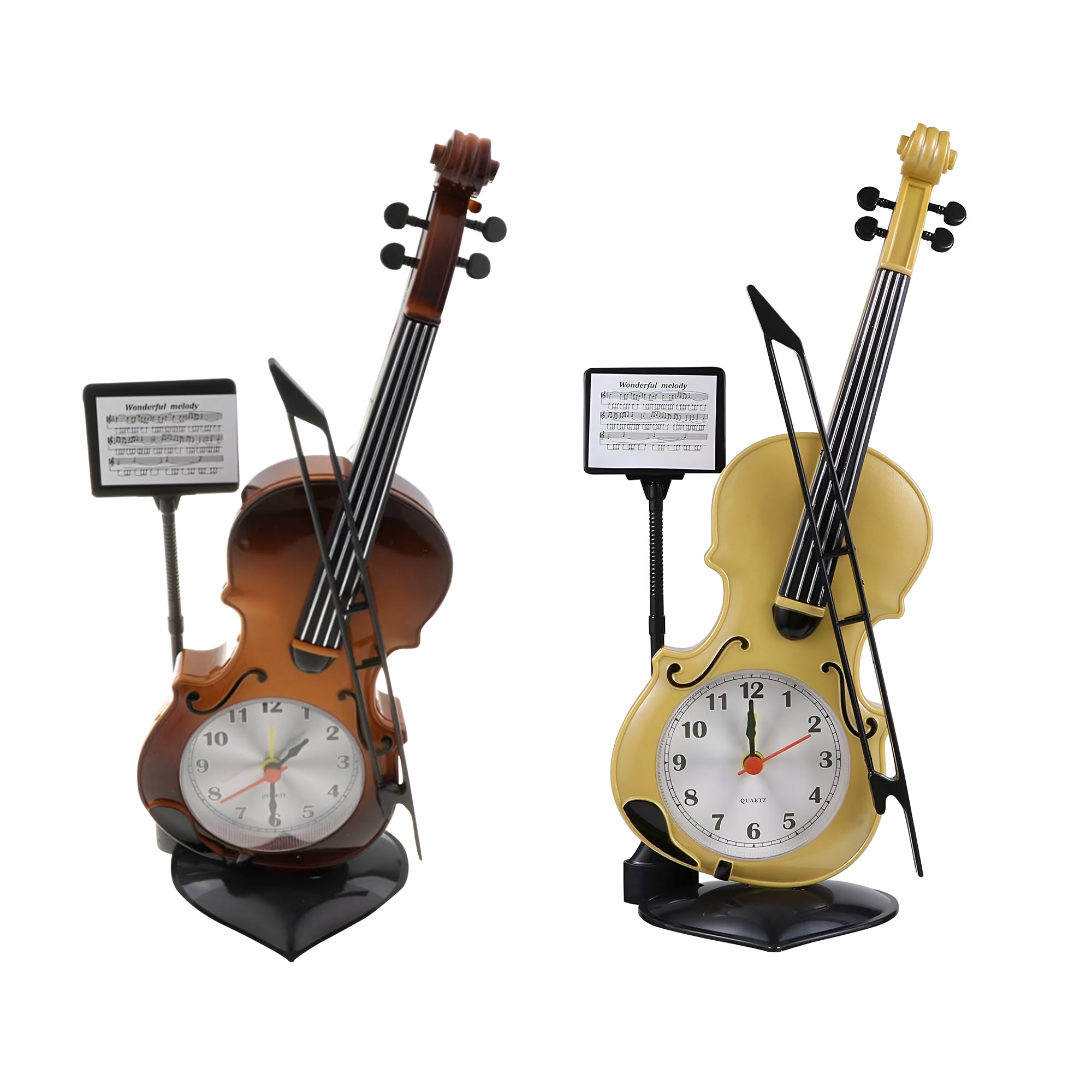 Violin Design Alarm Clock-Creative Bedside Clock – LEDSone UK Ltd